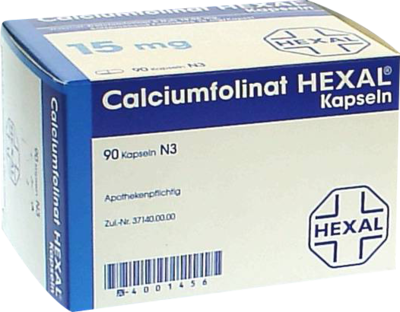 CALCIUMFOLINAT HEXAL Kapseln 15 mg - 90 St - für nur 585,1 ...